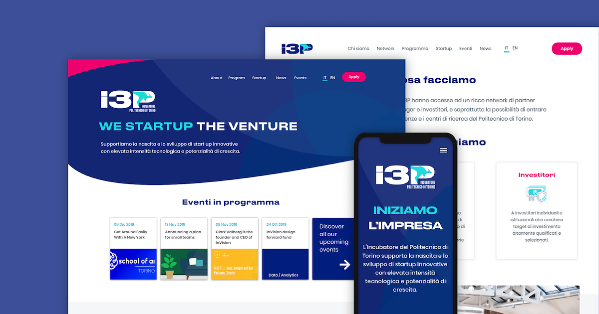 Progetto I3p, Incubatore del Politecnico di Torino | BitBoss